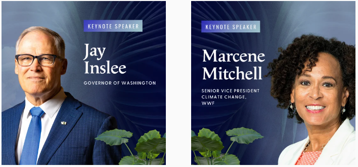 Nest Climate Campus | Governor Inslee and Marcene Mitchell