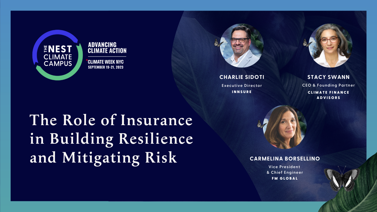 Main Stage 2023 | The Role of Insurance in Building Resilience ...