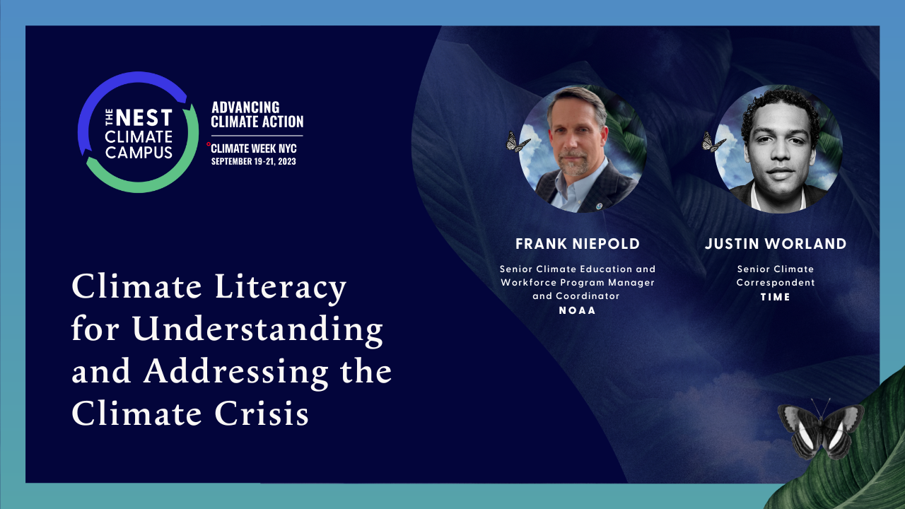 Main Stage 2023 | Climate Literacy for Addressing the Climate Crisis