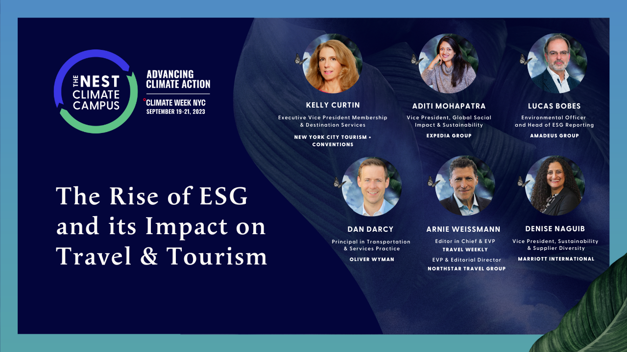 Main Stage 2023 | The Rise of ESG and its Impact on Travel & Tourism