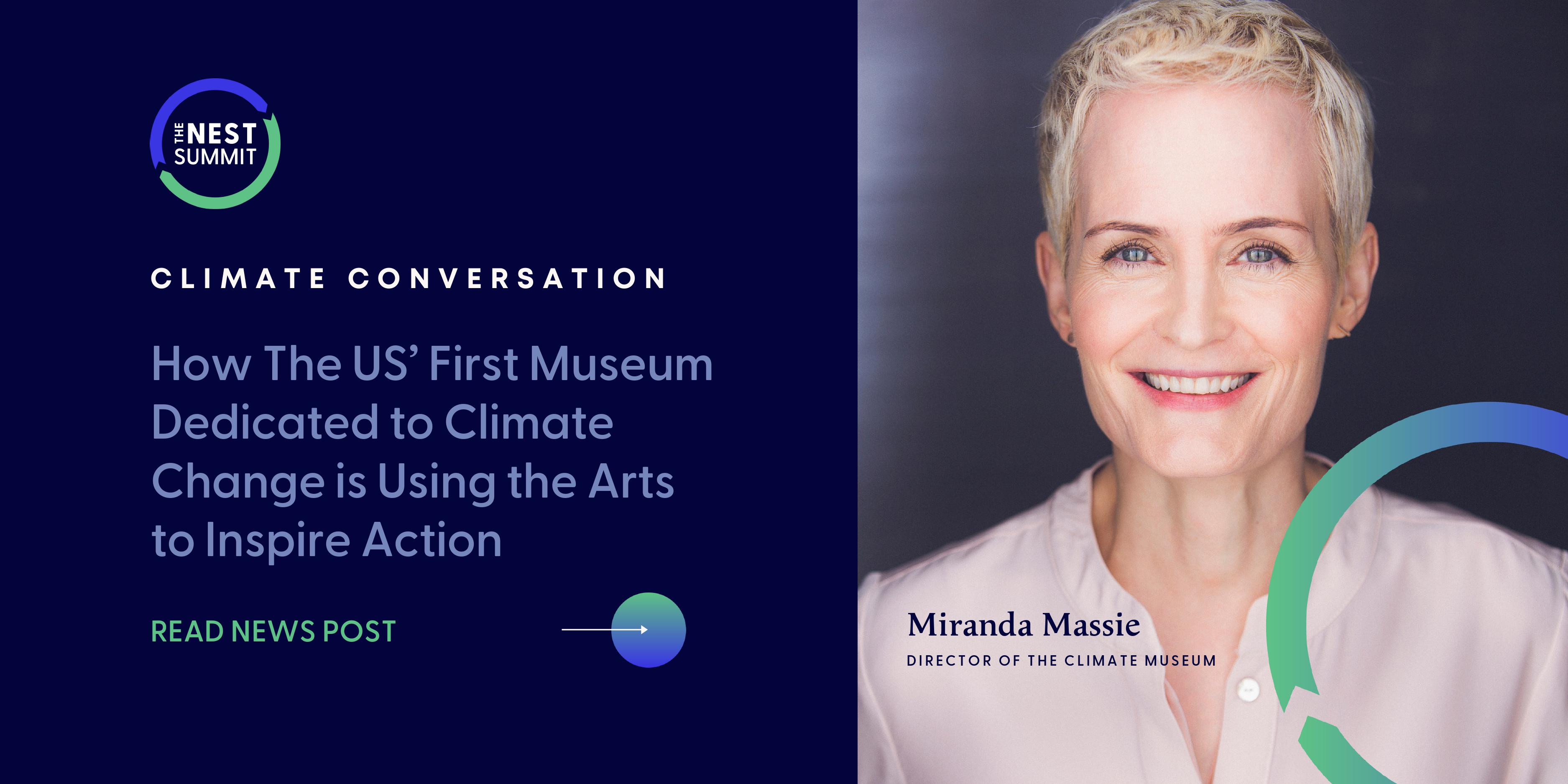 Climate Conversation with Miranda Massie of the Climate Museum